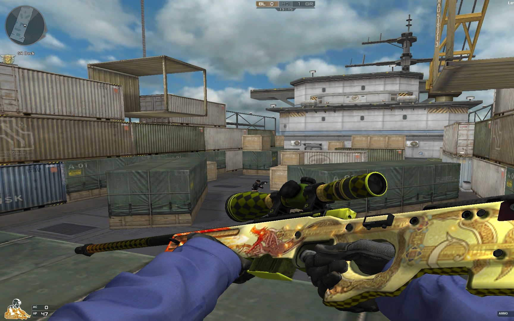 【震惊】能在CF里玩CSGO的皮肤是什么样的体验?