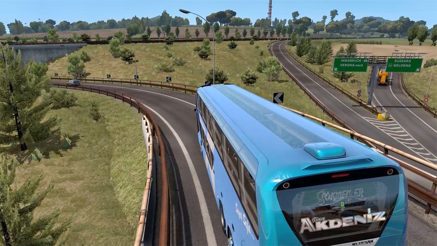 欧洲客车模拟:砰砰砰地又双叒叕在意大利出车祸了