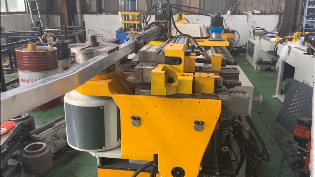 方管全自动弯管机无塌陷无褶皱弯曲视频