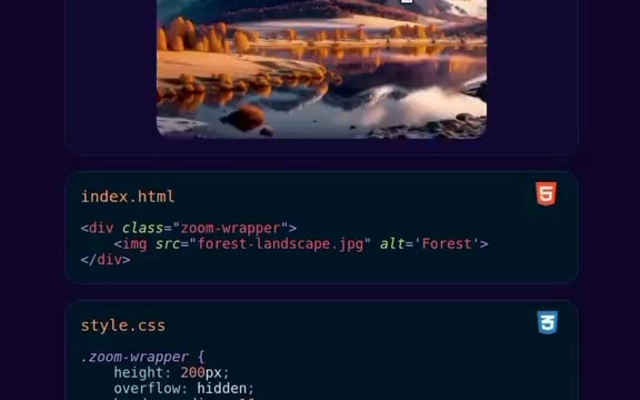 css图片鼠标移入动画特效。