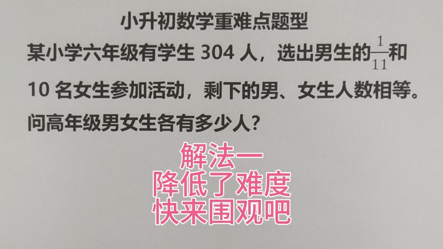 小升初数学必会题型「分数应用题」