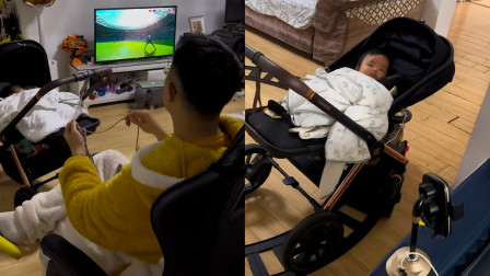 新概念带娃?宝爸创意带娃解放双手:孩子开口第1句就是圆周率