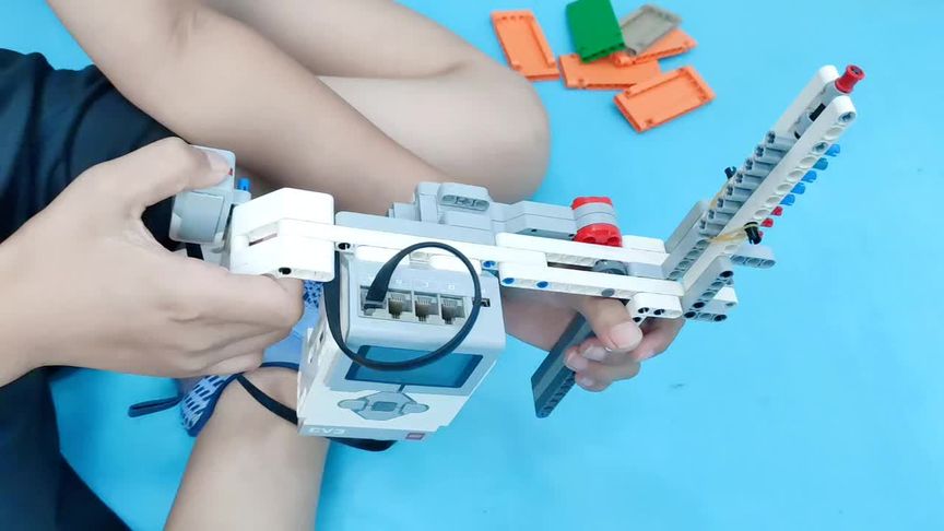 这把连发枪给打几分呀#乐高 #EV3 #乐高机器人