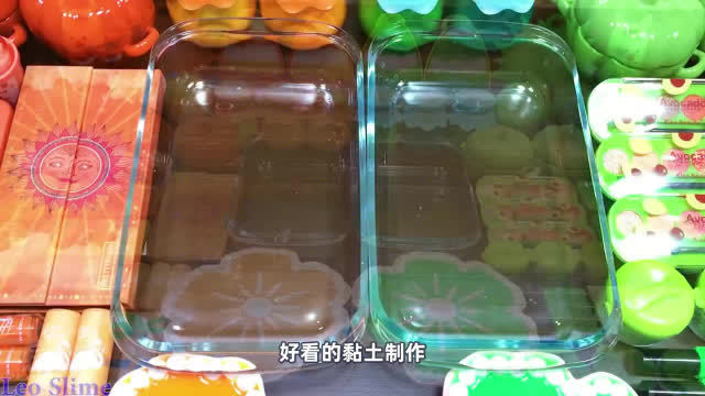 简单的起泡胶制作,两种颜色的材料混合在一起