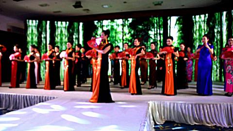 旗袍秀《东方神韵》 茶竹旗韵艺术团表演