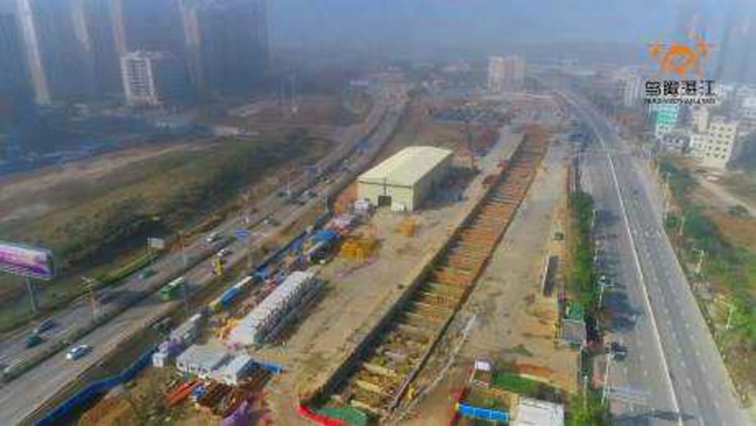 广湛高铁途经广州、佛山、肇庆、云浮、阳江、茂名,终于湛江北站