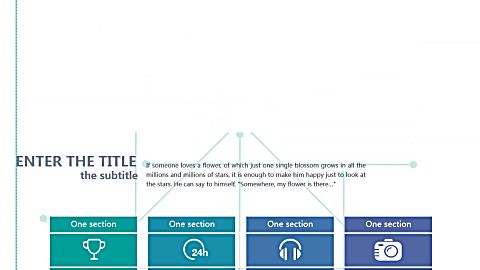 简约线条风格ppt动态模板