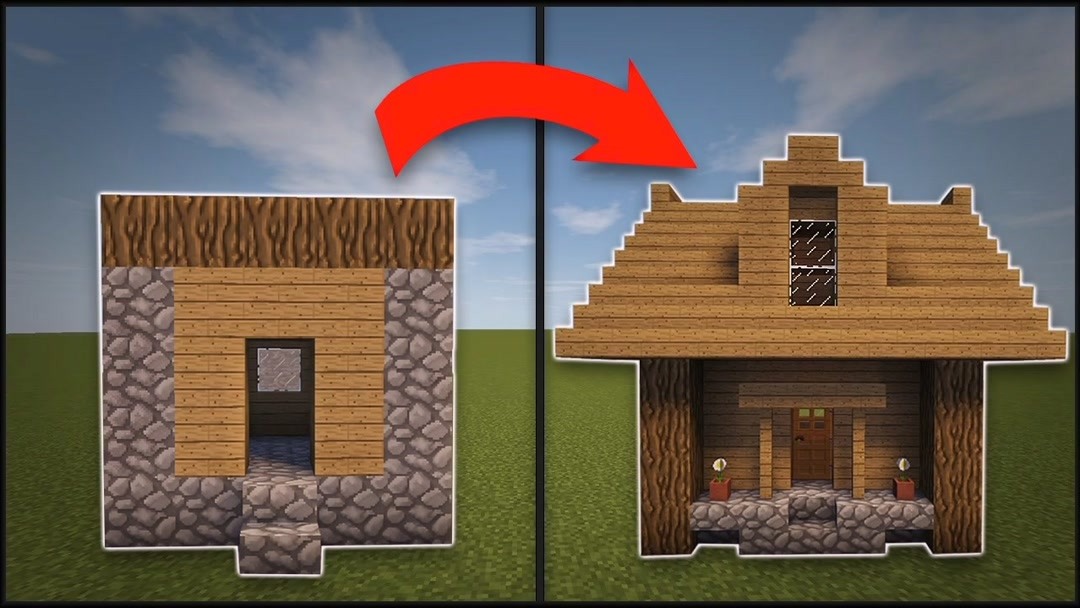 Minecraft如何改造村庄小房子?