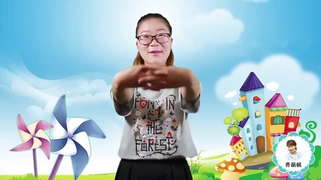 训练宝宝手指灵活度,手指游戏:五指歌,每根手指都不一样的动作