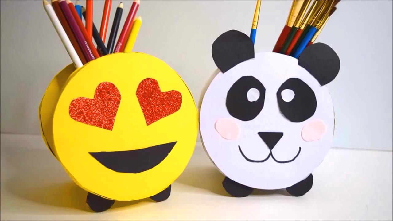 创意手工DIY,用纸板制作笔筒的方法,简单又实用!