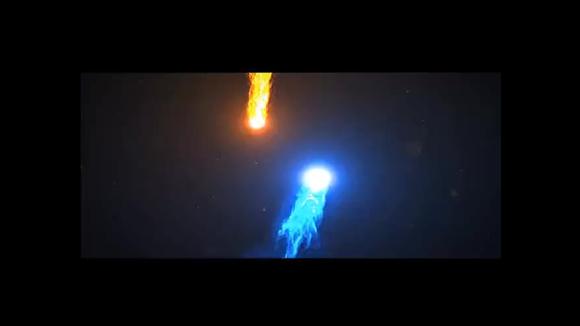 粒子撞击开场#视频素材#粒子