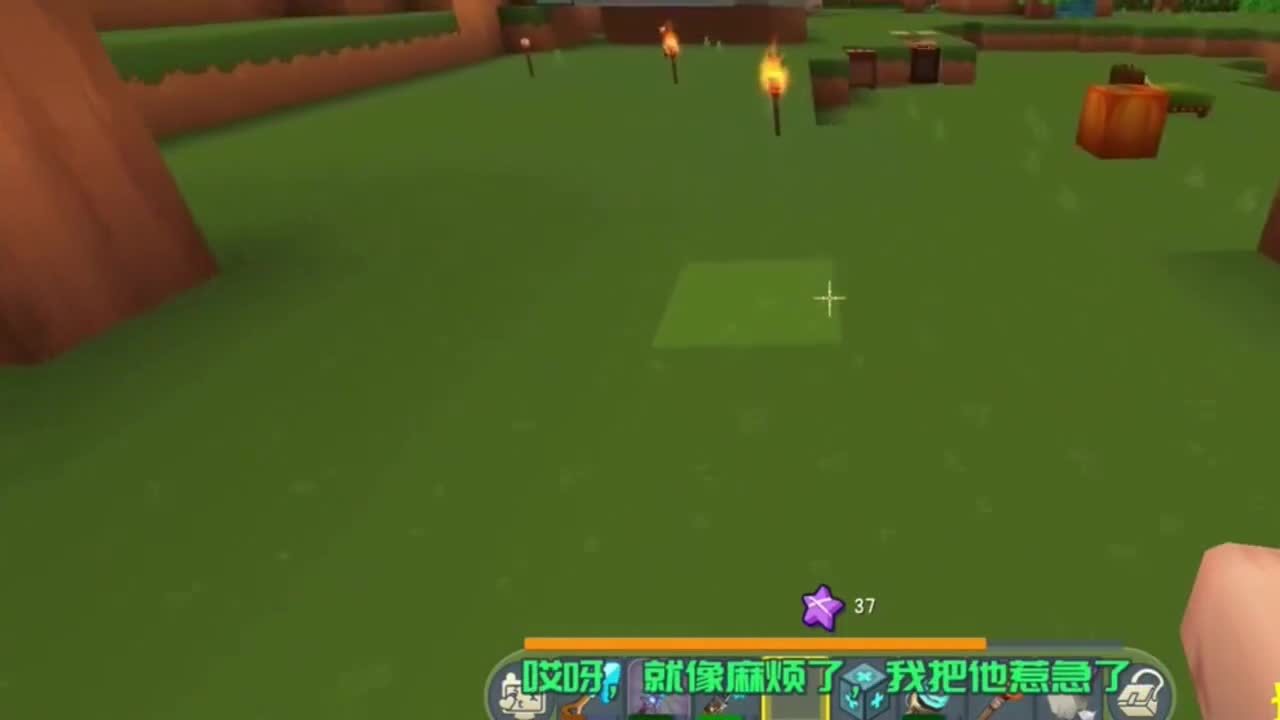 迷你世界:狗蛋揍了二狗子一拳,结果被他追着不放