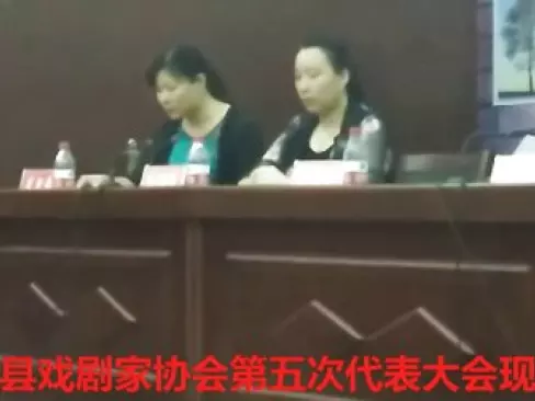 襄城县戏剧家协会第五次代表大会实况