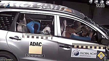 本田Honda MOBILIO Global NCAP碰撞测试(无气囊版)