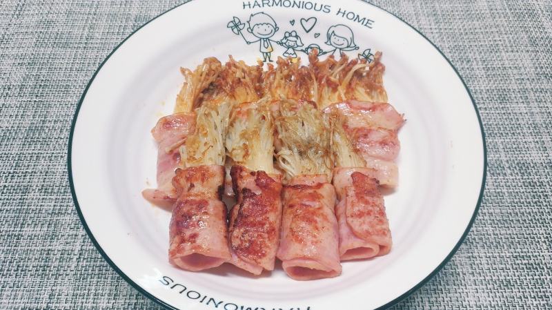 烤肉店的培根金针菇卷太贵?在家也能轻松做出,不用再花冤枉钱