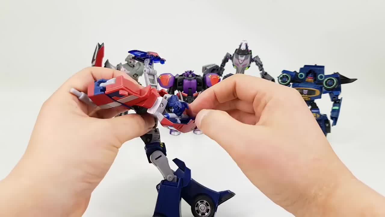 714变形金刚动画擎天柱威震天 锁定恐龙机器人汽车玩具