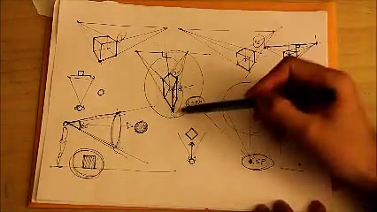 【学设计-看视频】44-产品设计手绘教学视频—透视自然的视野及...