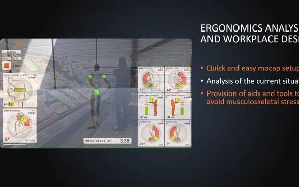 基于Xsens惯性动捕的人体工学分析系统