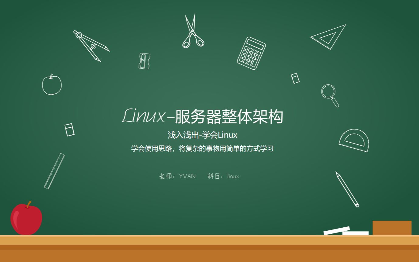 linux-服务器整体架构-yvan