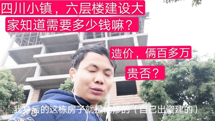 四川小镇,同学建了一栋6层的房,造价200多万?大家觉得贵吗?