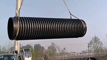 克拉管6种卸货方式#克拉管 #克拉管厂家#hdpe缠绕结构壁管