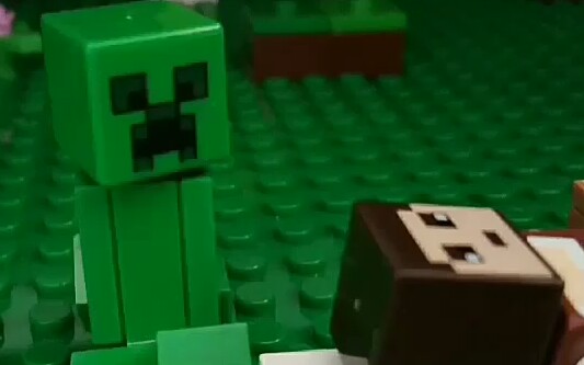 苦力怕制作―乐高我的世界.定格动画:夜晚的12种死法