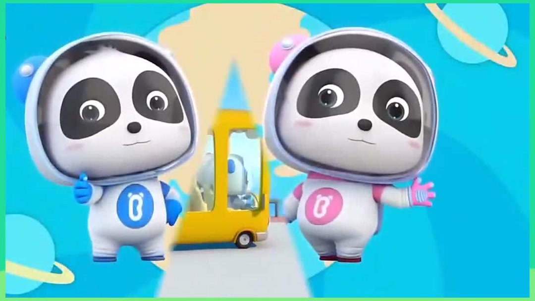 儿童动画:少儿儿歌,儿童歌谣,少儿故事,太空人坐上火箭出发