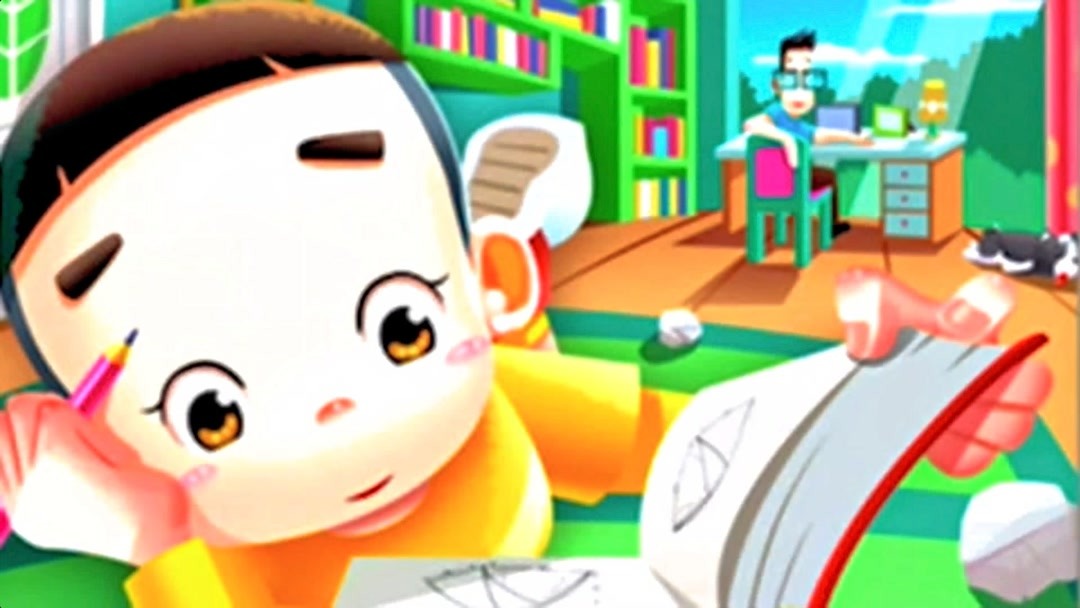 聚美教育游戏,外出旅行安全小百科游戏,大头儿子学习露营知识