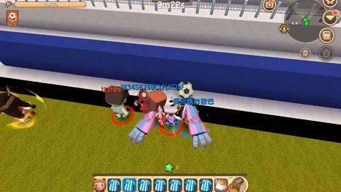 柠檬小怪仙迷你世界:足球踢出了笑话!