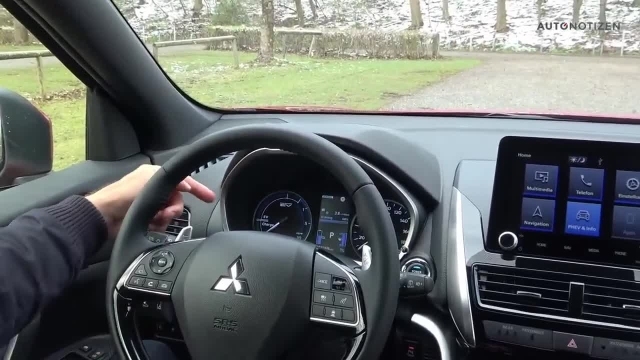 三菱 eclipse cross plug-in hybrid 实拍 ,速度快