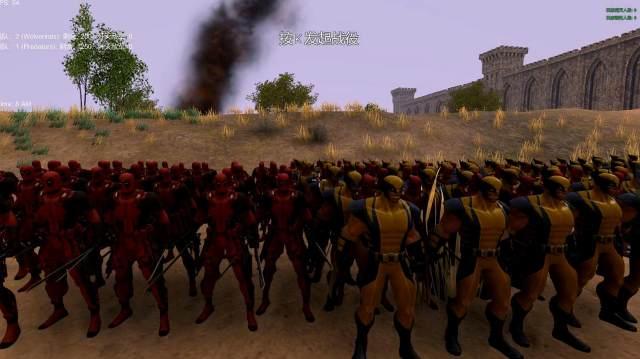 史诗战争模拟器:死侍和金刚狼搭档,他们的对手是谁呢?