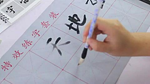 写字板练字 硬笔书法基础与入门 庞中华行书字帖