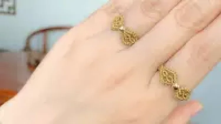 玲珑绳艺阁: 戒指编织教程