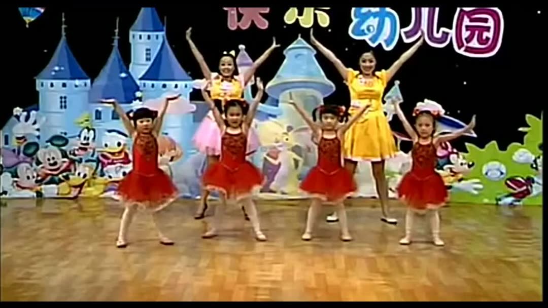 儿童舞蹈视频大全连续播放(幼儿分解教学现代舞)N