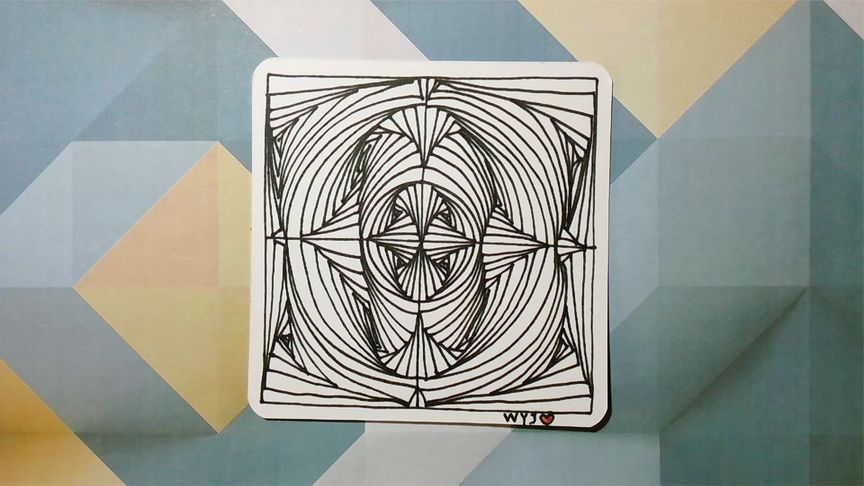 【禅绕画】一种看着复杂,画着特别简单的画