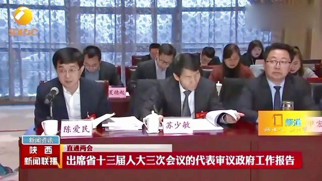省十三届人大三次会议代表审议政府工作报告,为陕西建言献策