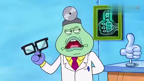 海绵宝宝的手指受伤了,这下麻烦事来了