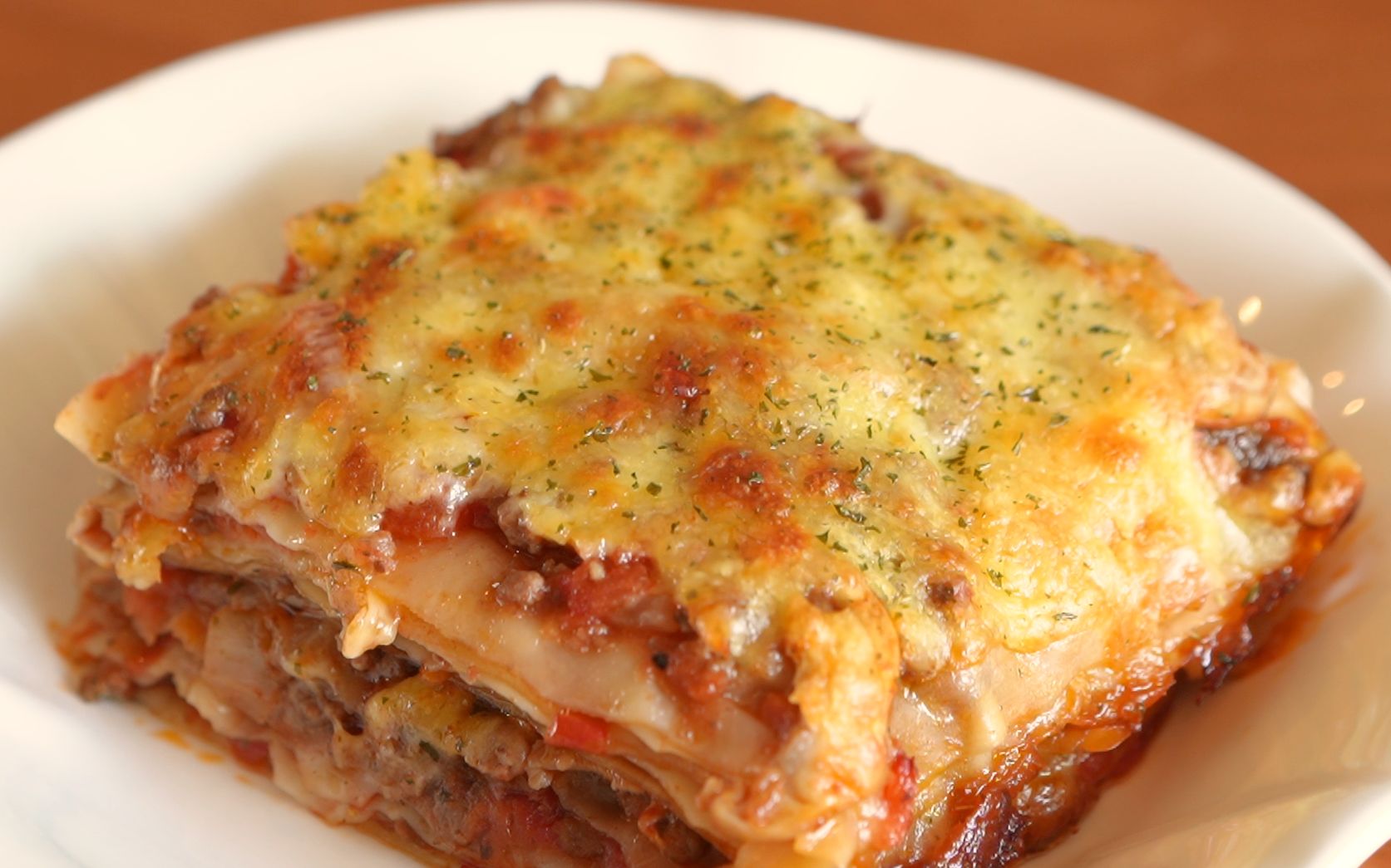 加菲猫也没想到竟然能用馄饨皮做千层面!