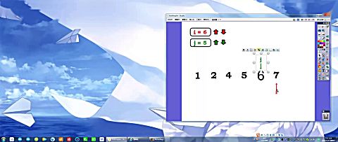 【蹦豆创客】插入排序算法 慧编程 Scratch