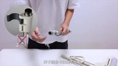 滚轮拖把伸缩杆使用介绍1