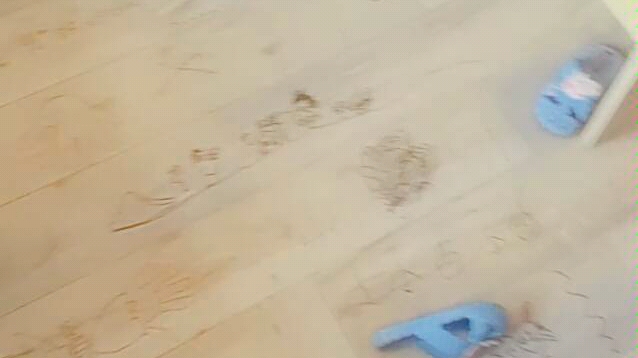 孩子在家画的地面真是看不懂了