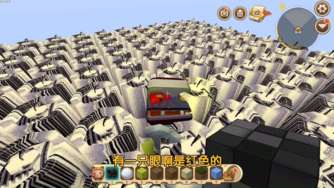 迷你世界:测试10万个空调炸弹,能不能炸飞恐怖僵尸,剩下一点