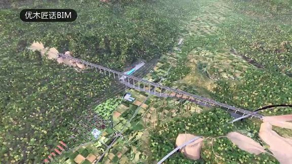 太行山石门特大桥全过程3D施工动画纪实,快速了解桥梁建造过程!