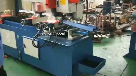 多管高效自动送料切管机视频 钢管自动夹紧自动拉尾料下料机