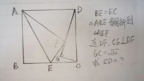 数学中考压轴填空题 翻折,又是经典模型!
