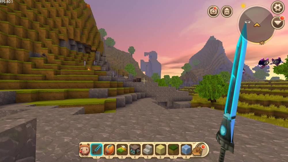 迷你世界:回家的路上发现了有幽灵在家门口