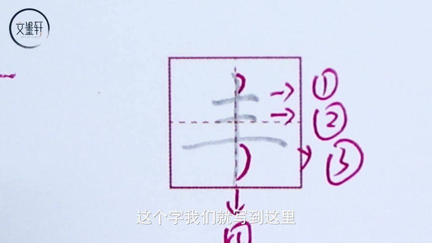 硬笔书法:常用字丰的写法及应用