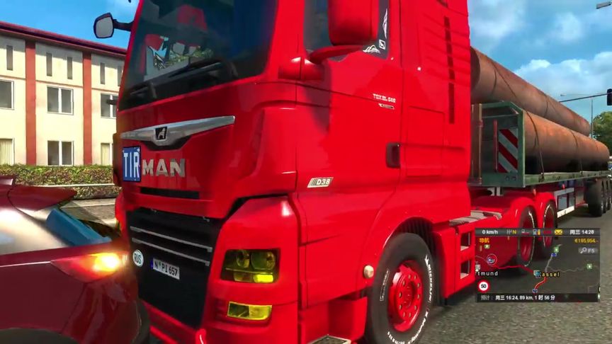 欧洲卡车模拟2:卡车司机上路状况百出