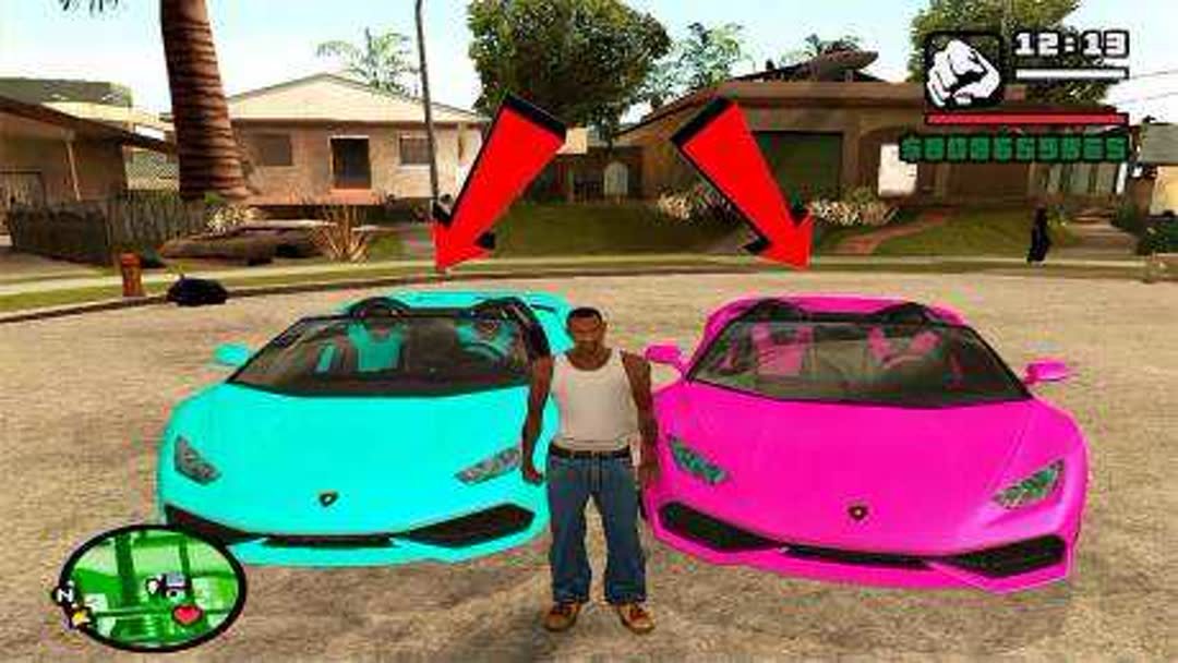 GTA:圣安地列斯的秘密两辆兰博基尼超级跑车!隐藏的地方