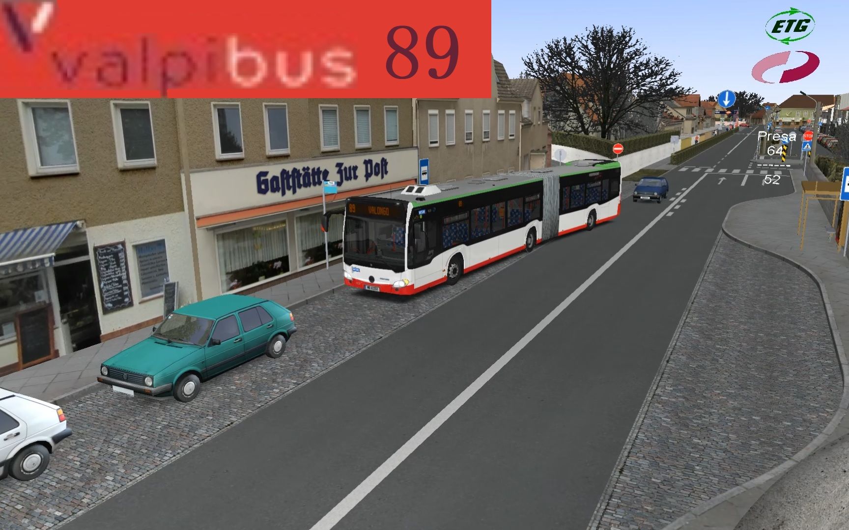 【OMSI2——Grande Porto 2021】89 Presa→Calvario【回场半路仍旧...